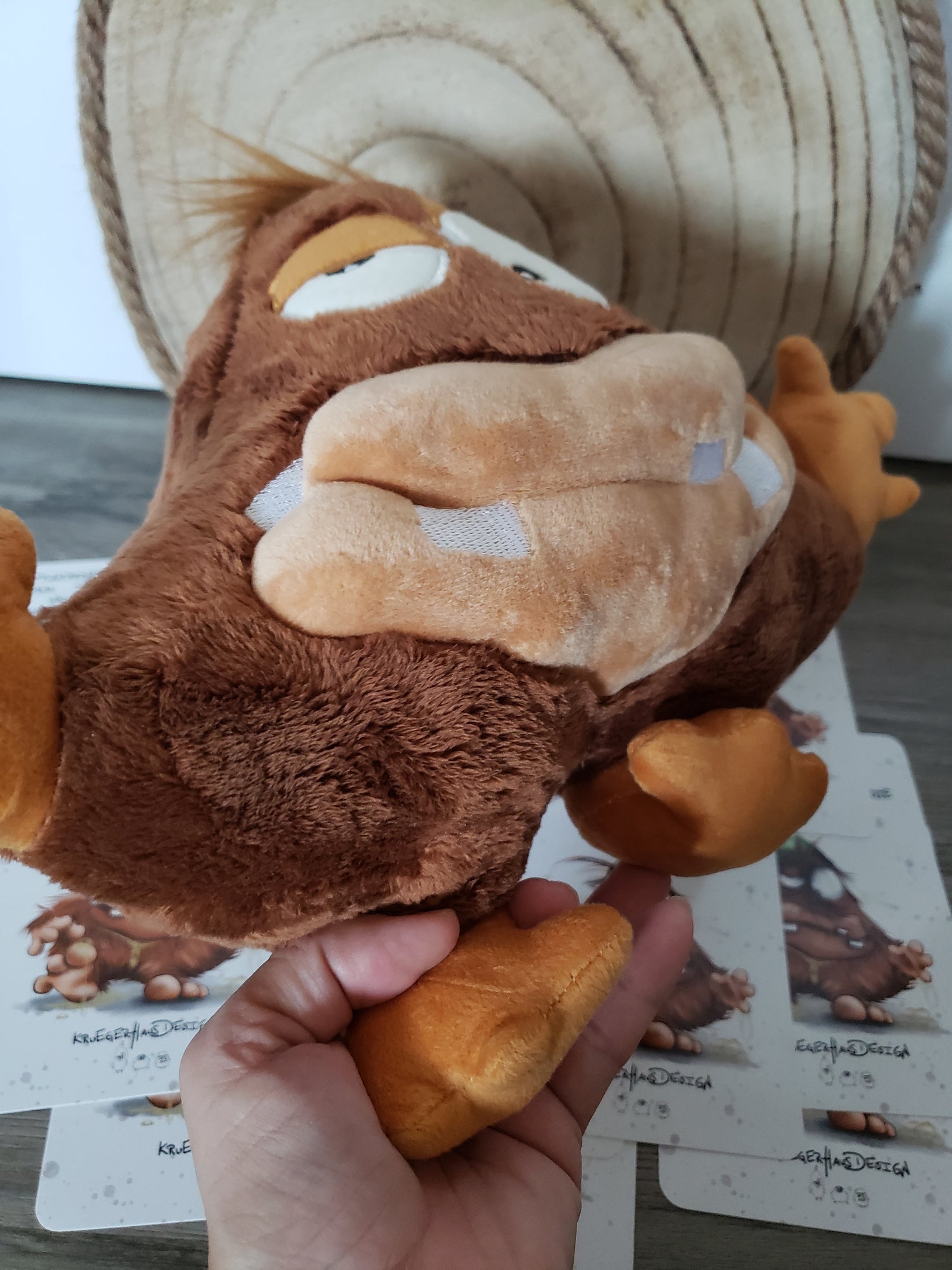 Kruegerhausdesign Stofftier, Plüschtier, Hugo der Pechvogel Monster, F